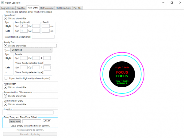 Varakari's Vision Log Tool - Endmyopia Wiki